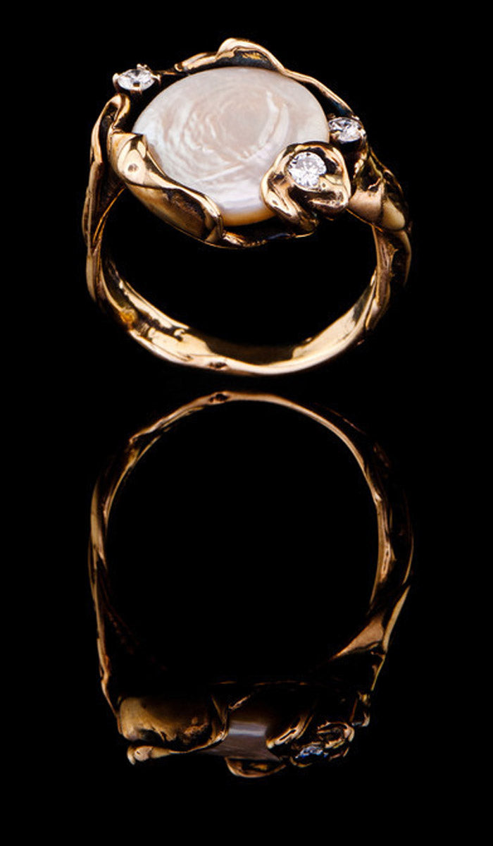 Free Form Keshi Pearl Ring PR-608 – J Chapa Hernandez Jewelers